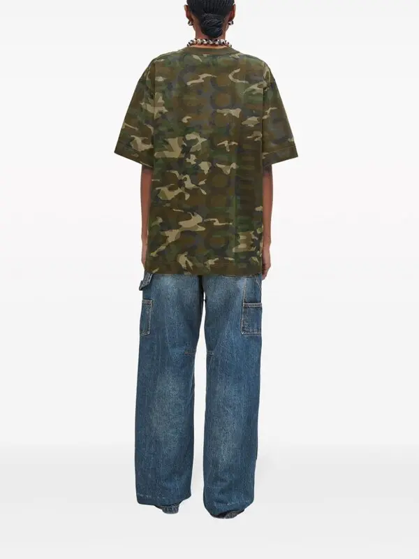 Marc Jacobs Logo-print Camouflage T-shirt