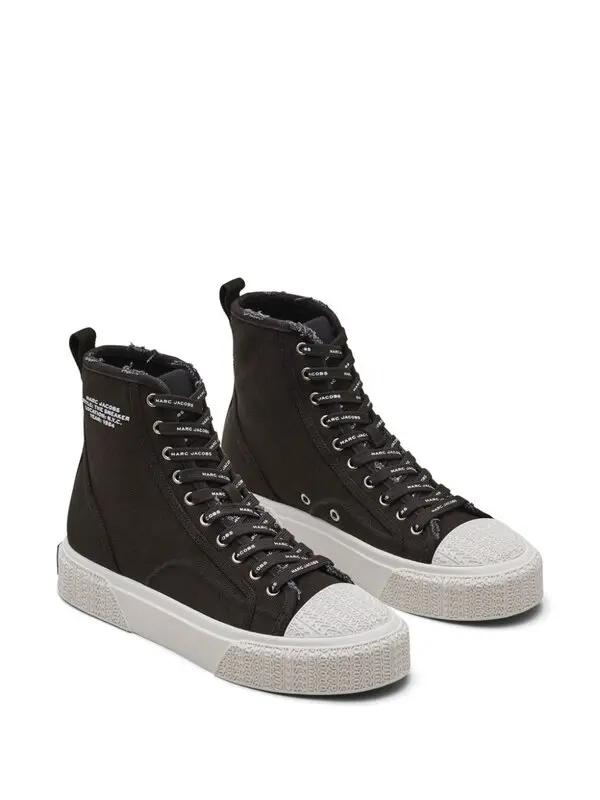 Marc Jacobs Canvas High-top Sneakers - Black