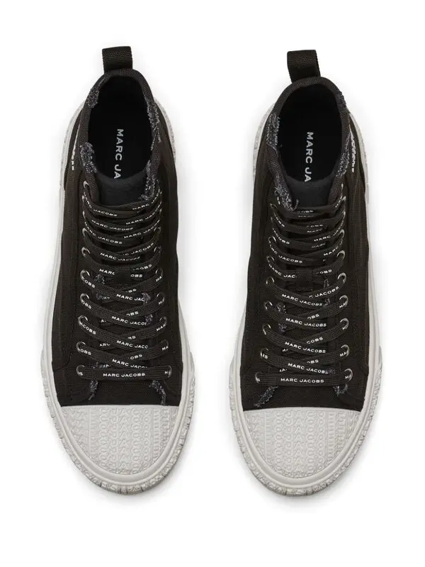 Marc Jacobs Canvas High-top Sneakers - Black
