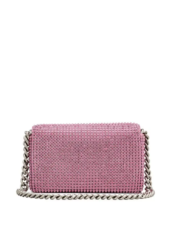 Marc Jacobs Rhinestone J Marc Shoulder Bag - Pink