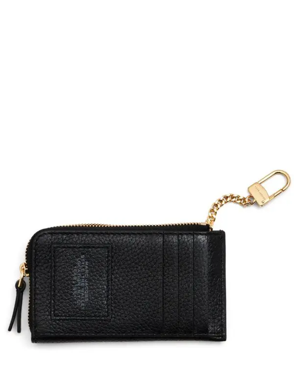 Marc Jacobs The Leather Top Zip Multi Wallet - Black