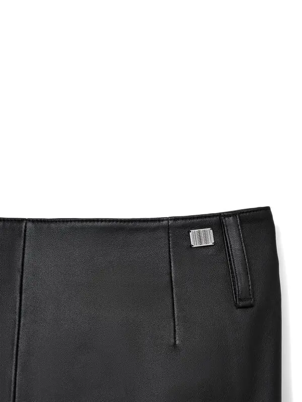 Marc Jacobs Leather Midi Skirt