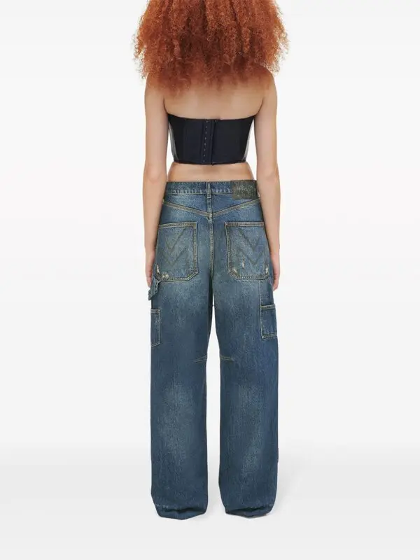 Marc Jacobs Strapless Leather Corset Top