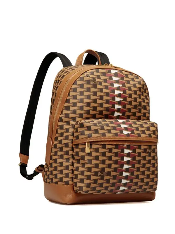 Bally Pennant Faux-leather Backpack