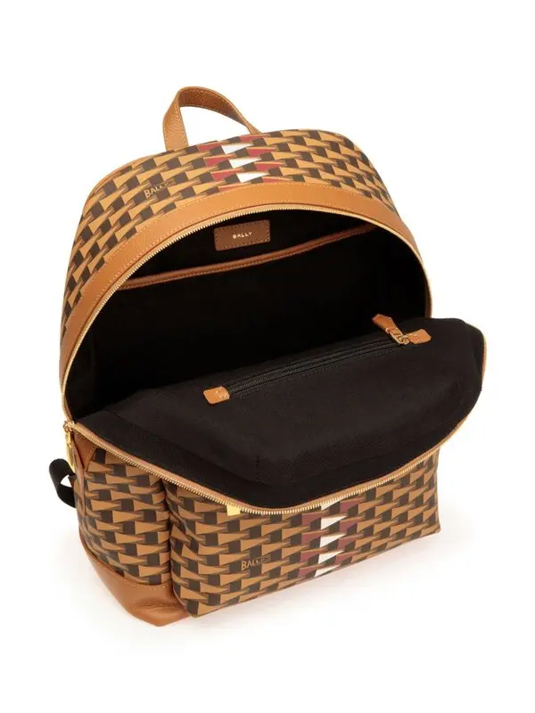 Bally Pennant Faux-leather Backpack