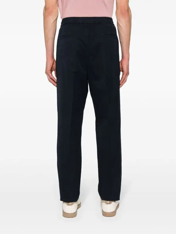 Brunello Cucinelli Pressed-crease Loose-fit Trousers