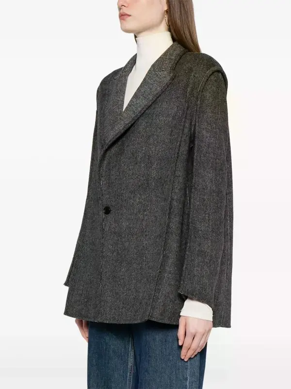 JNBY Textured Wool-blend Blazer