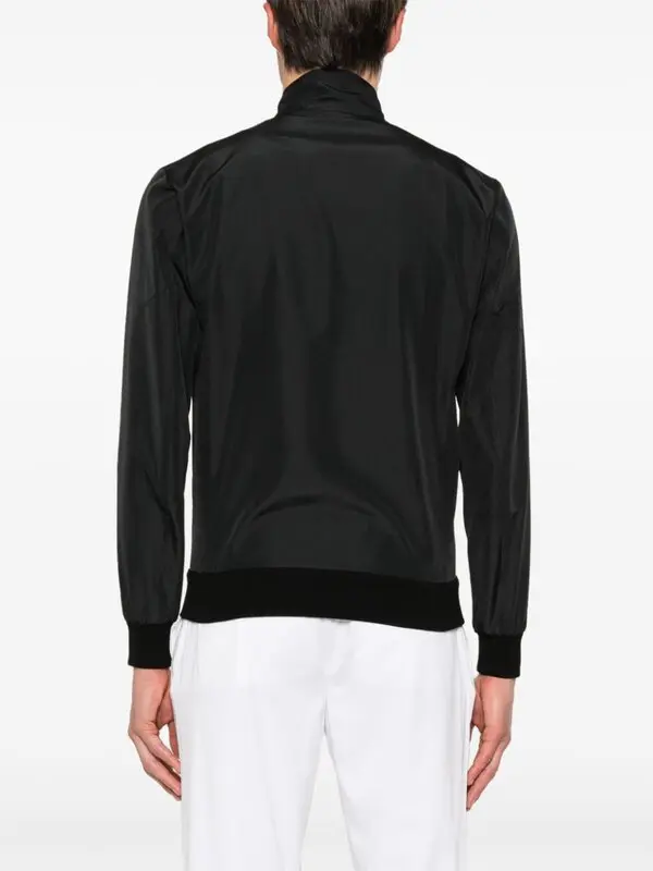 Kiton Zip-up Bomber Jacket - Black