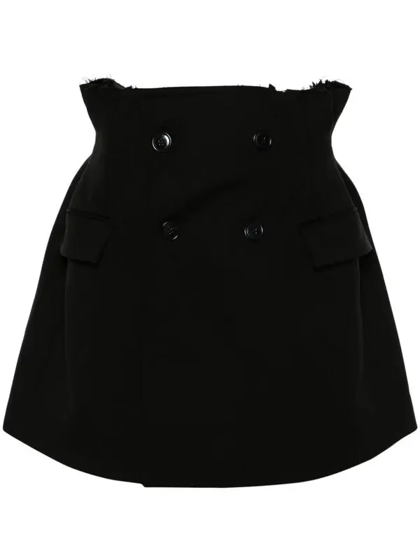 Vetements Double-breasted Miniskirt
