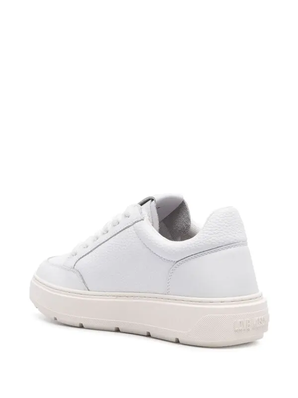 Moschino Logo-print Leather Sneakers
