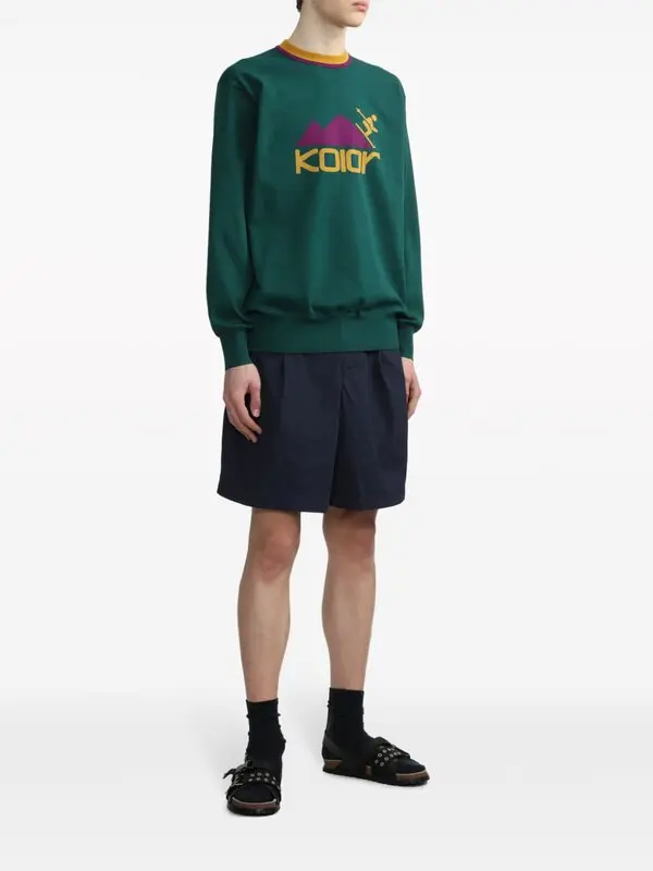 Kolor Pleated Tailored Shorts