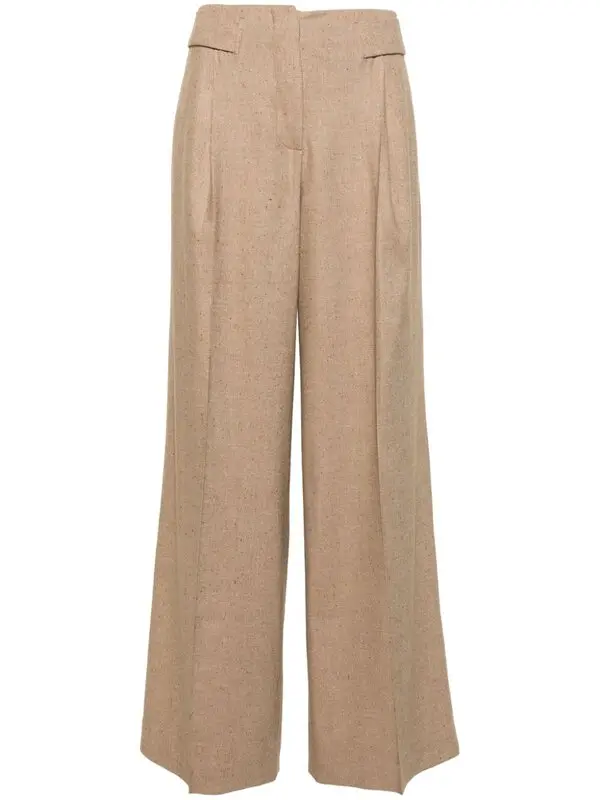 Remain Birger Christensen Wide-leg Textured Trousers