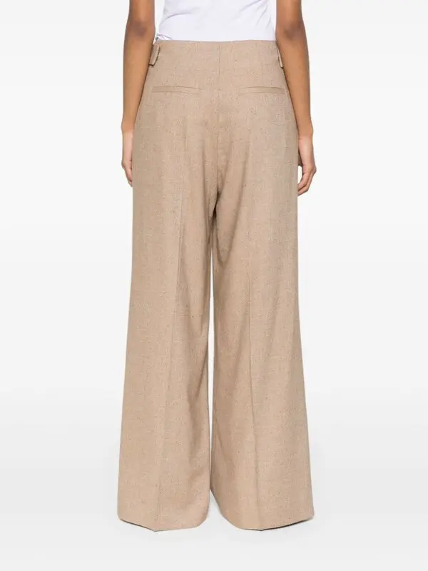 Remain Birger Christensen Wide-leg Textured Trousers