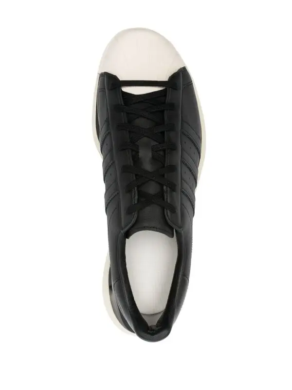Y3 Gendo Superstar Leather Sneakers - Black
