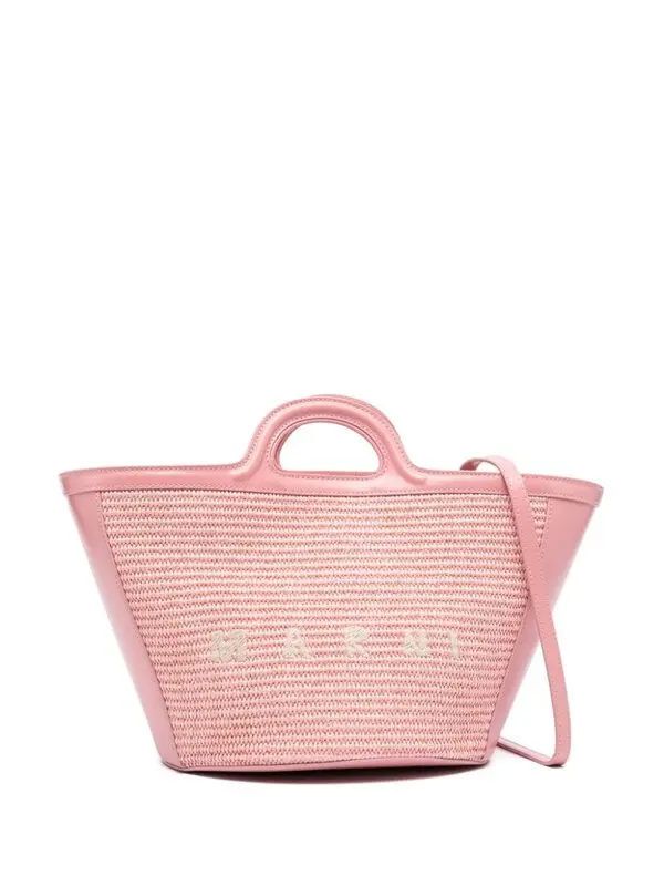 Marni Small Tropicalia Interwoven Bag - Pink
