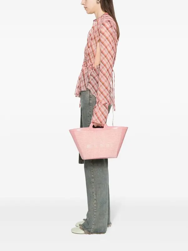 Marni Small Tropicalia Interwoven Bag - Pink