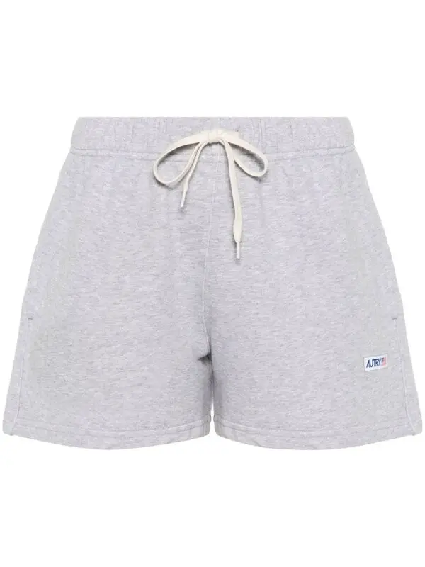 AUTRY Logo-patch Cotton Shorts