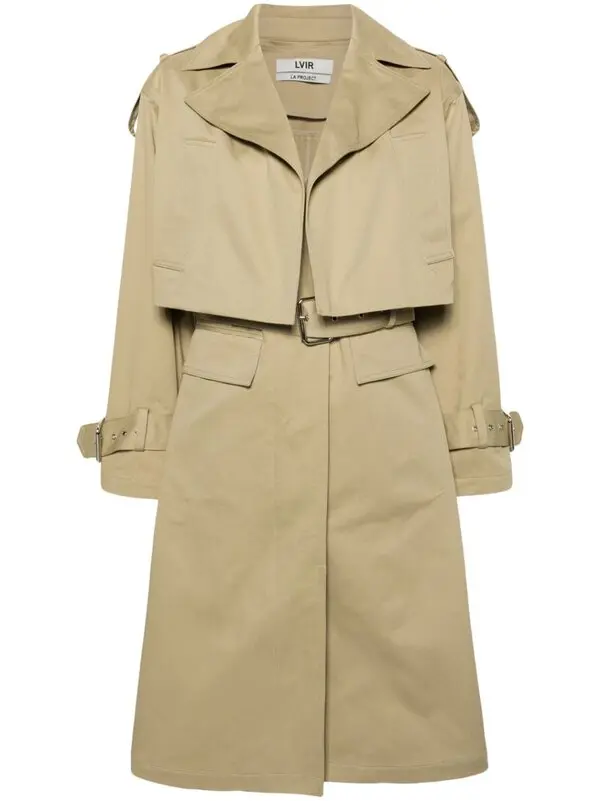 Lvir Three-way Cotton Trench Coat