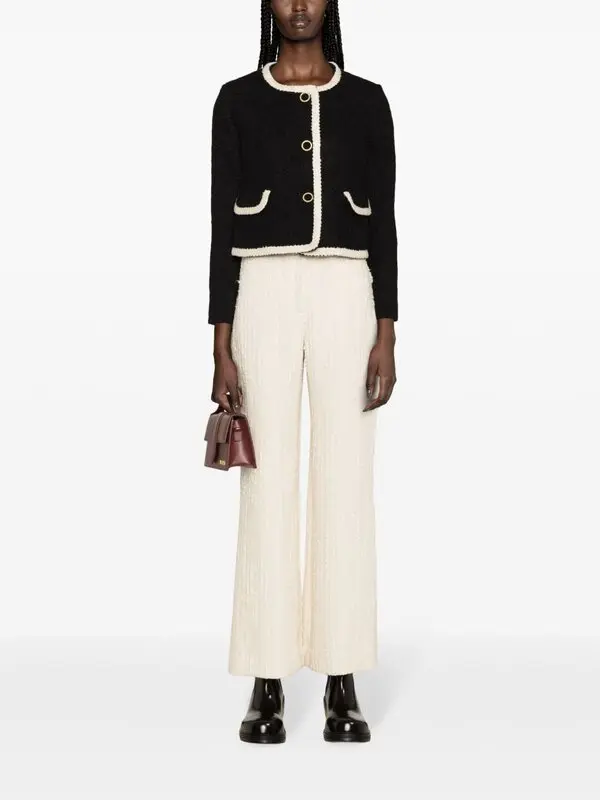Ba&sh Amour Tweed Trousers