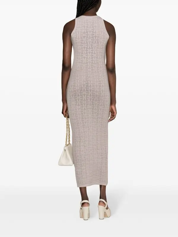 Elisabetta Franchi Chain-link Sleeveless Maxi Dress