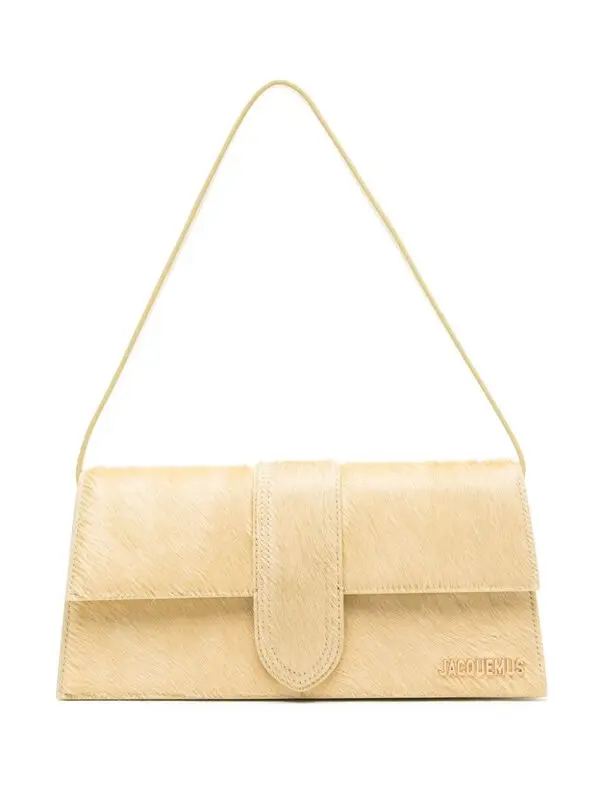 Jacquemus Le Bambino Pony-hair Shoulder Bag - Yellow