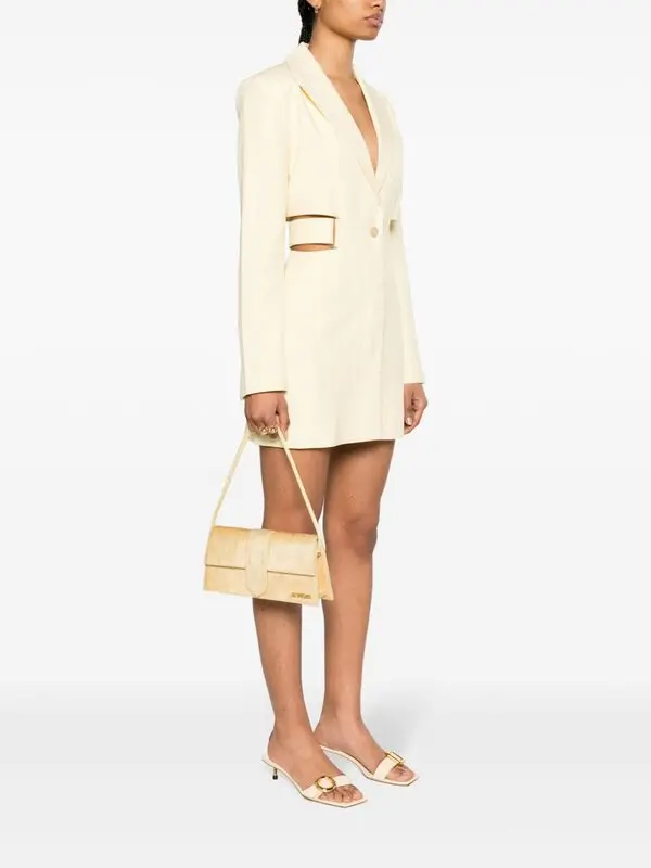 Jacquemus Le Bambino Pony-hair Shoulder Bag - Yellow