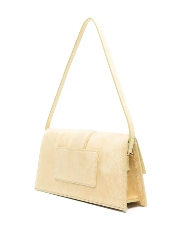 Jacquemus Le Bambino Pony-hair Shoulder Bag - Yellow