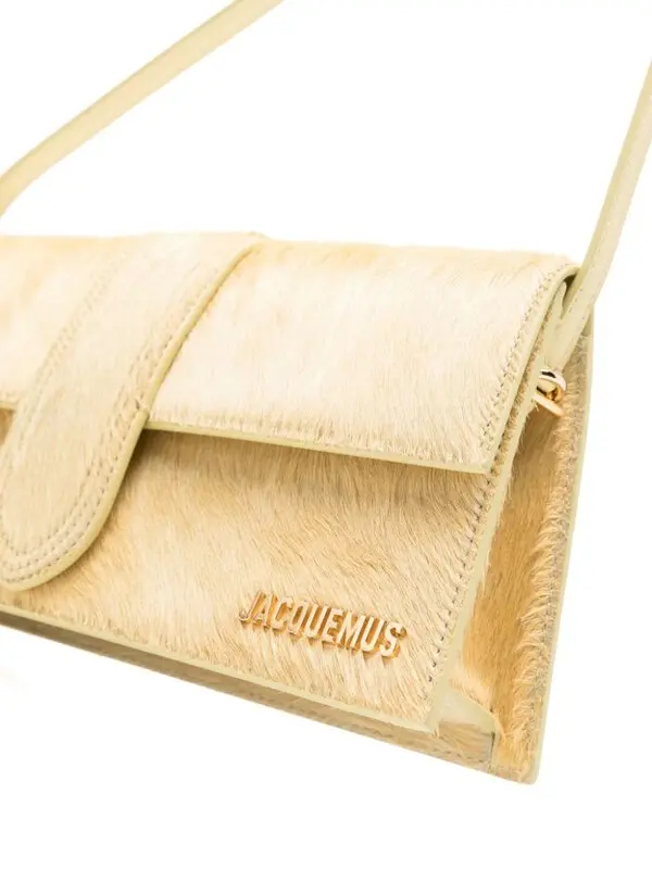 Jacquemus Le Bambino Pony-hair Shoulder Bag - Yellow