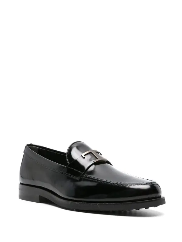TOD'S T Timeless Leather Loafers
