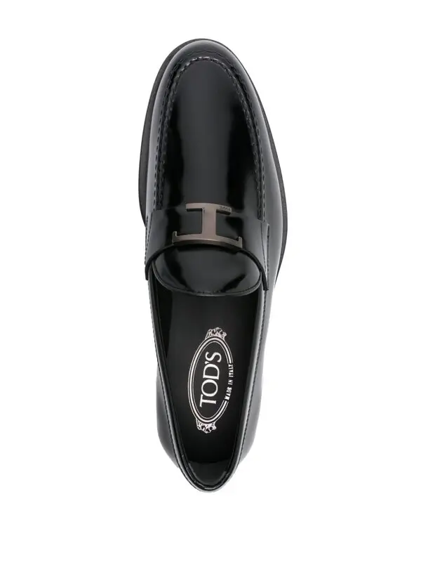 TOD'S T Timeless Leather Loafers