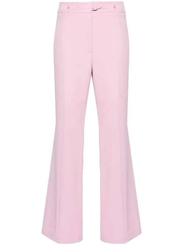 Maje Belted Straight-leg Trousers