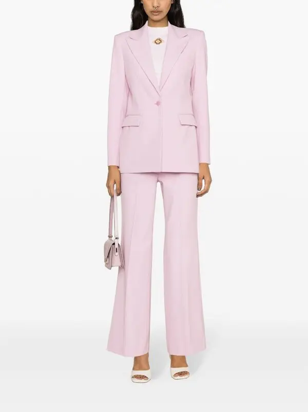Maje Belted Straight-leg Trousers