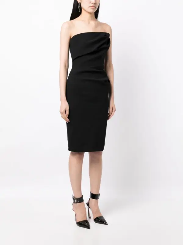 Maticevski Bandeau Pencil Midi Dress