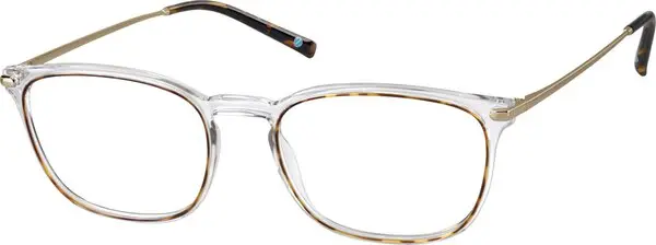 Zenni Classic Square Full Rim Frame Eyeglasses - Classic Tortoiseshell