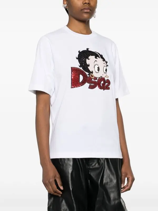 Dsquared2 Betty Boop T-shirt - White
