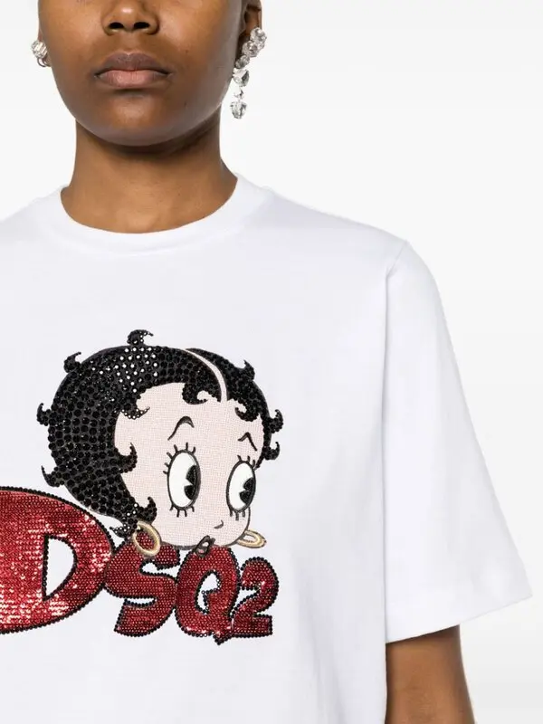 Dsquared2 Betty Boop T-shirt - White