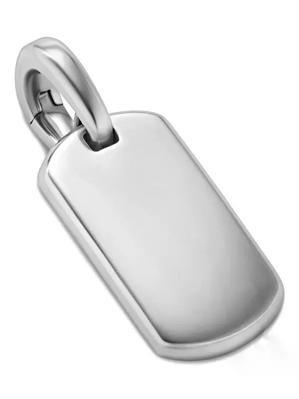 David Yurman Sterling Chevron Tag - Silver