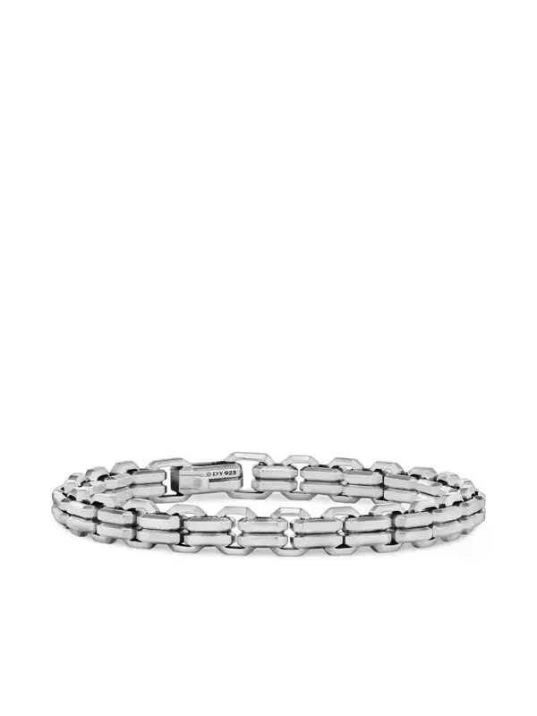 David Yurman Sterling Streamline Double Heirloom Link Bracelet - Silver