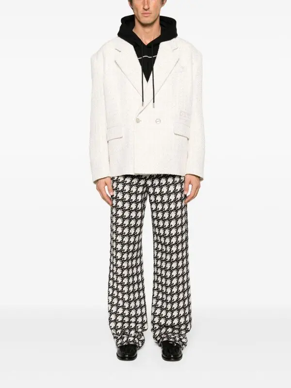 Gcds Sequin-embellished Tweed Blazer