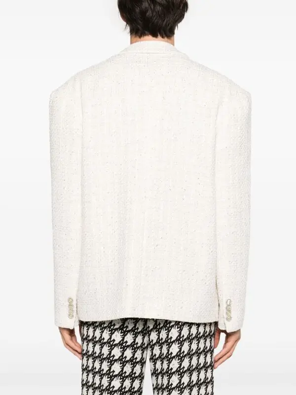 Gcds Sequin-embellished Tweed Blazer