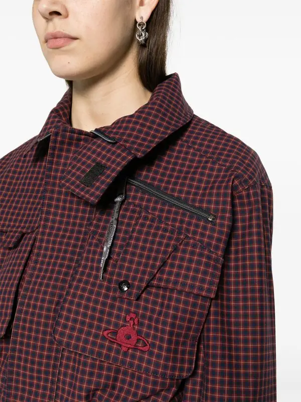 Vivienne Westwood Memphis Cropped Bomber Jacket - Red | Editorialist