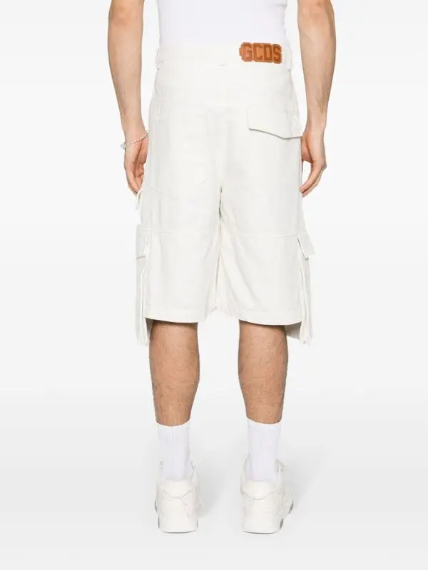 Gcds Ultracargo Bermuda Shorts - White