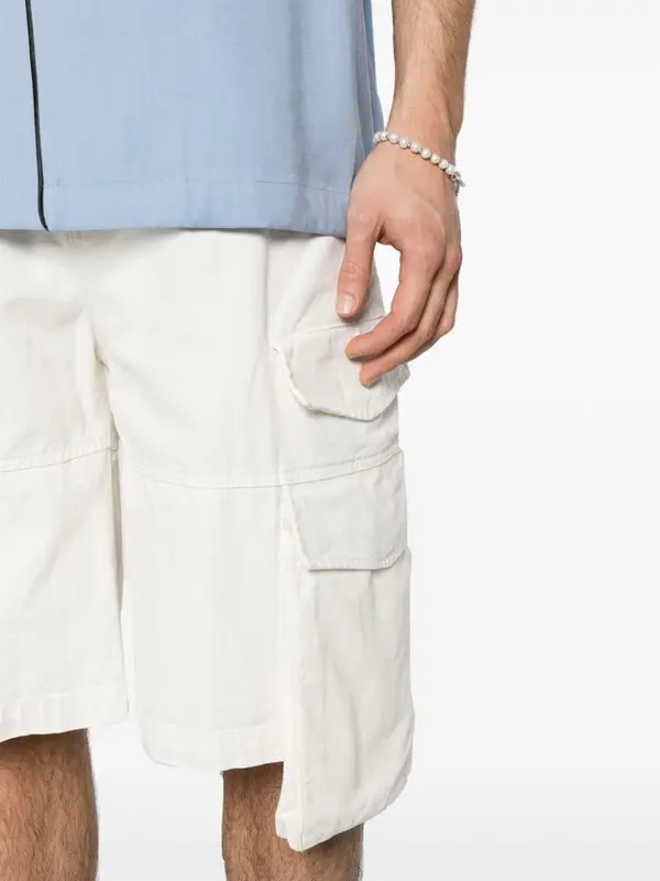 Gcds Ultracargo Bermuda Shorts - White