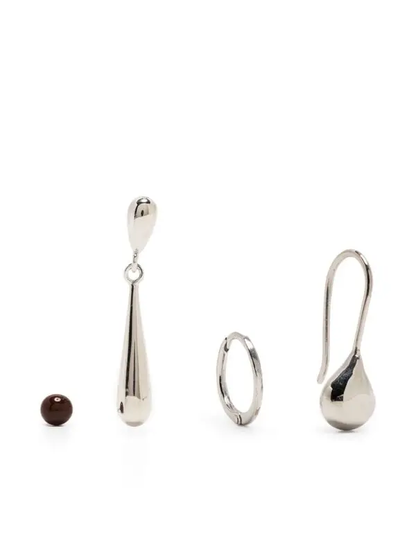 LEMAIRE Asymmetric Earrings - Silver