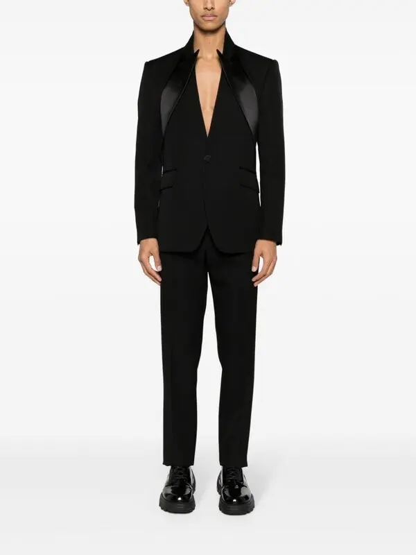 Alexander McQueen Mid-rise Tailored Wool Trousers