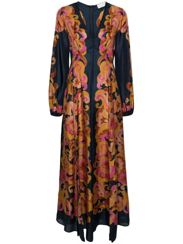 Zimmermann Acadian Silk Maxi Dress