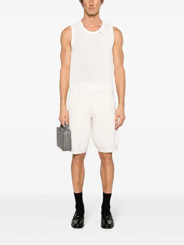 Gcds Waffle-knit Sleeveless Jumper