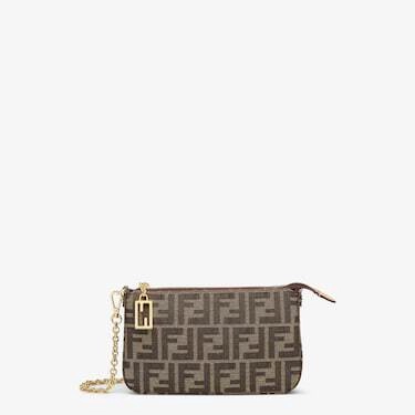 Fendi Baguette Pouch - Brown