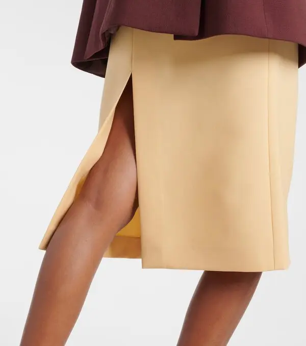 TOD'S Virgin Wool Pencil Skirt