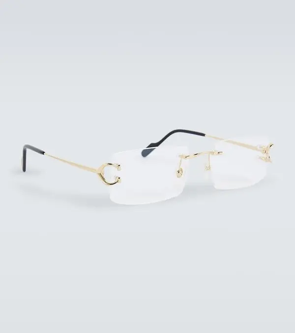 CARTIER Signature C De Rectangular Glasses